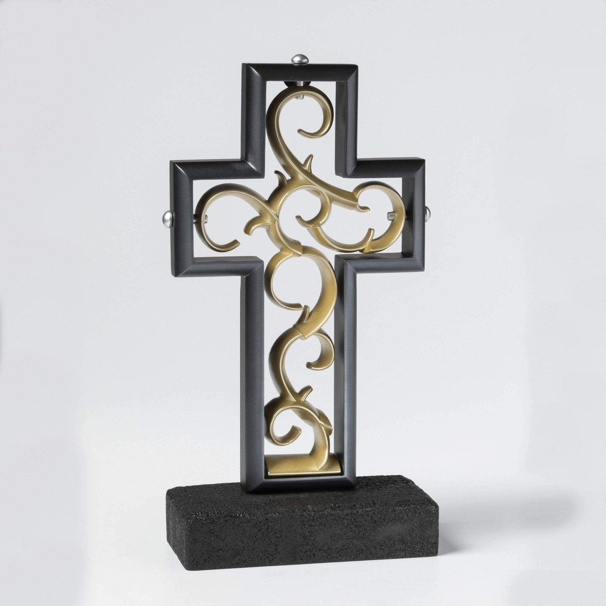Slate Black & Light Frosted Gold – UnityCross